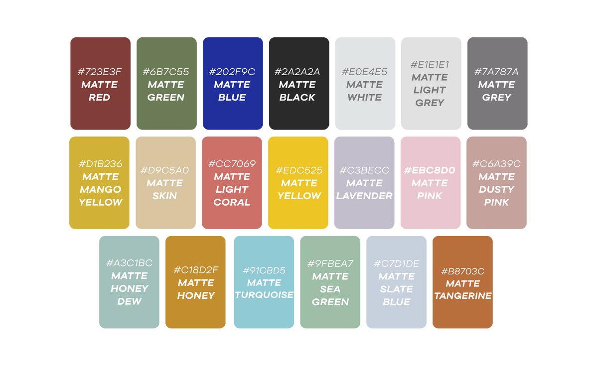 Matte PLA Filament - 1 kg - OzFDM 3D Printing Filament & Supplies