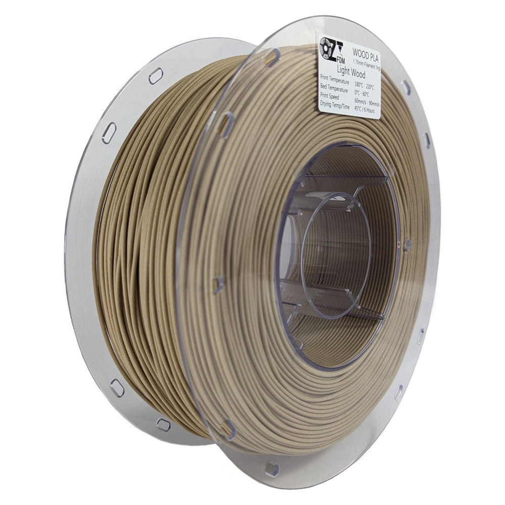 PLA Wood Filament - 1.75mm | OzFDM 3D Printing Filament Store